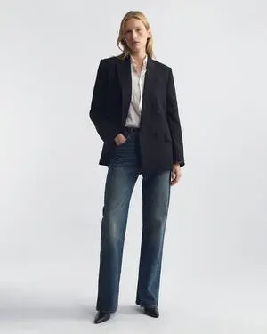 NILI LOTAN Leston Wool Blazer