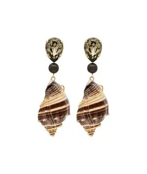 JENNIFER BEHR Alon Crystal-embellished Earrings - Multicoloured