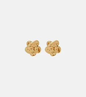 Bottega Veneta Knot Earrings - Gold