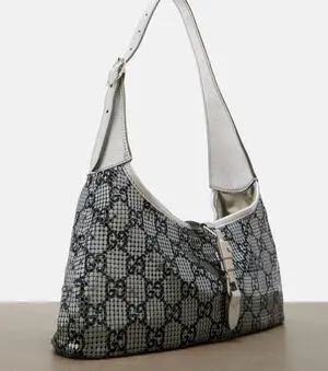 Gucci Jackie Slim Gg Mesh Shoulder Bag