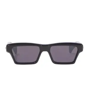 JACQUES MARIE MAGE Melchior Rectangular Sunglasses - Black