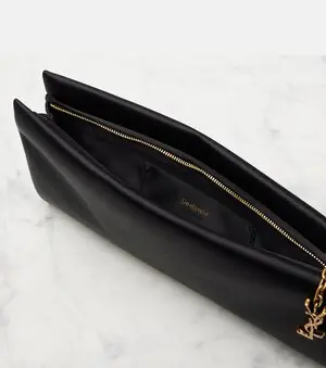 Saint Laurent Cassandre Satin Clutch