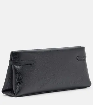 Brunello Cucinelli Leather Clutch - Black
