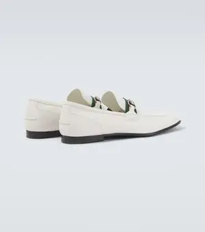 Gucci Como Horsebit Leather Loafers