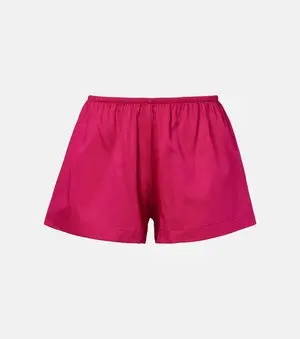 LESET Yoko Cotton Poplin Shorts - Pink