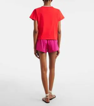 LESET Yoko Cotton Poplin Shorts