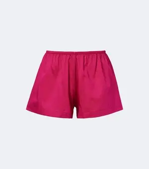 LESET Yoko Cotton Poplin Shorts - Pink