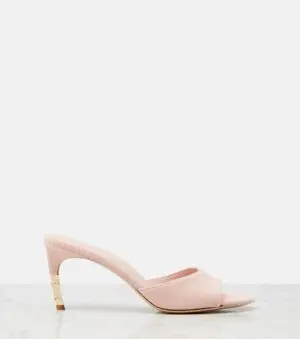 Gucci Castello Calf Hair Mules - Pink