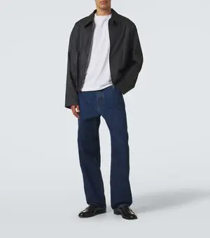 JIL SANDER Straight Leg Jeans In Medium Denim