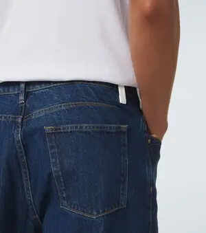 JIL SANDER Straight Leg Jeans In Medium Denim