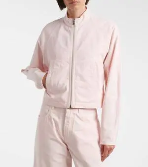 Alaïa Denim Jacket - Pink