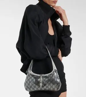 Gucci Jackie Slim Gg Mesh Shoulder Bag