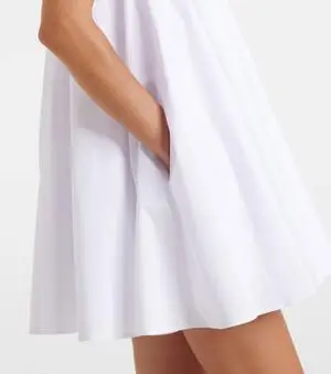 Staud Cecily Cotton Poplin Minidress