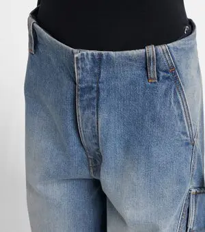 Alaïa Cargo Jeans Faded