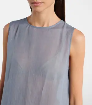 LESET Niko Ramie Maxi Dress