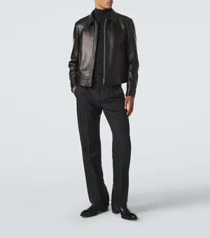 TOM FORD Lamb Leather Blouson Jacket