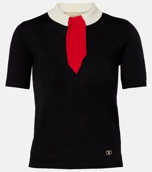 Valentino Garavani Vlogo Wool-blend Sweater