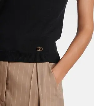 Valentino Garavani Vlogo Wool-blend Sweater