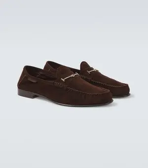 TOM FORD Suede Loafers - Brown
