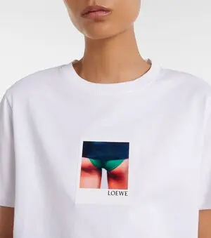 Loewe Applique Cotton Jersey T-shirt