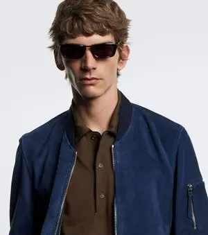 JACQUES MARIE MAGE X Haider Ackermann Gaspard Rectangular Sunglasses