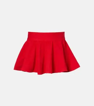 Alaïa Peplum Denim Belt - Red
