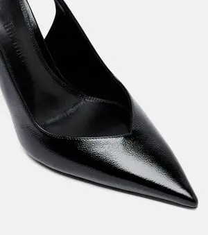 Attico Cheope Leather Pumps - Black