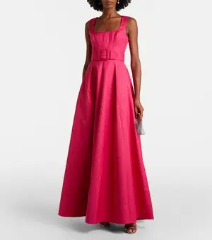 Rebecca Vallance Rosalia Bustier Gown - Pink