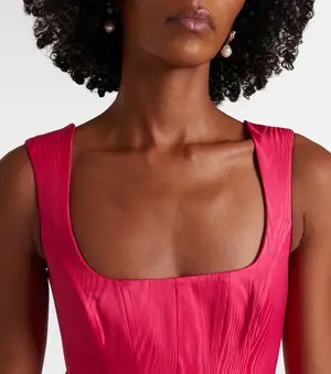 Rebecca Vallance Rosalia Bustier Gown - Pink