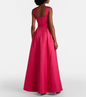 Rebecca Vallance Rosalia Bustier Gown - Pink