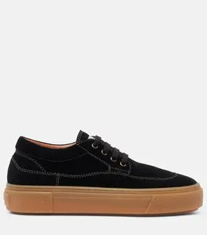 Hogan H705 Suede Lace-up Sneakers