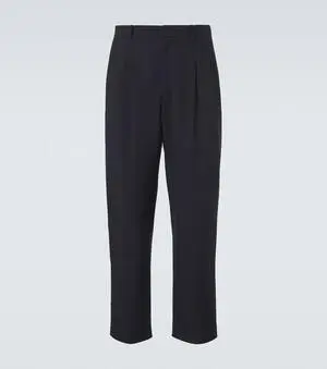 THE ROW Tarek Virgin Wool Straight Leg Trousers