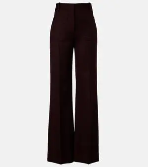Victoria Beckham Alina Virgin Wool Wide-leg Pants