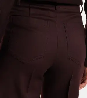 Victoria Beckham Alina Virgin Wool Wide-leg Pants