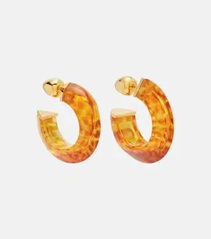 Alaïa Leopard-print Hoop Earrings