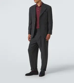Brunello Cucinelli Suede Penny Loafers