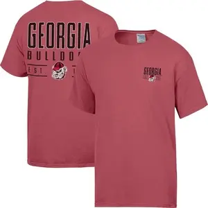 COMFORTWASH Georgia Bulldogs Big Name T-shirt - Red