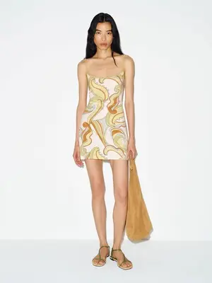 REFORMATION Corinne Knit Dress - Multi
