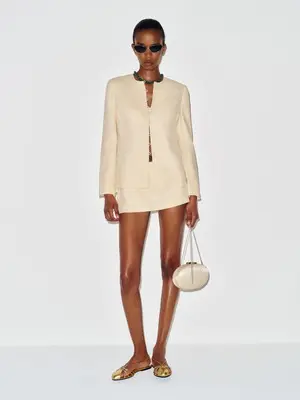 REFORMATION Ellis Jacket - Ivory