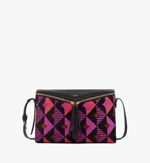 Mcm Diamant 3d Shoulder Bag In Diamond Jacquard