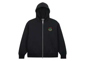 CONVERSE Full Zip Hoodie - Black