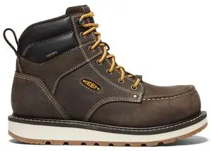 Keen Cincinnati 6" Waterproof Carbon Toe Boot - Dark Chocolate/sandshell