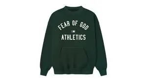 Fear Of God Essentials Athletics Sport Crewneck Sweatshirt - Forest