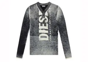 DIESEL® Katullus Printed Wool Jumper With Logo