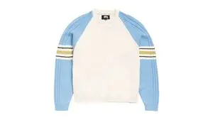StÜssy Stripe Raglan Crew