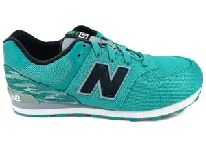 NEW BALANCE 574 Black Camo - Teal