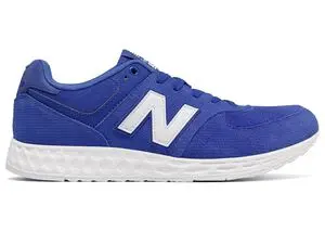 NEW BALANCE 574 Fresh Foam Suede Sneakers - Blue/white