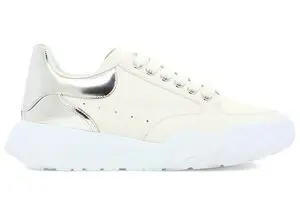 Alexander McQueen Court Trainerin - White/silver
