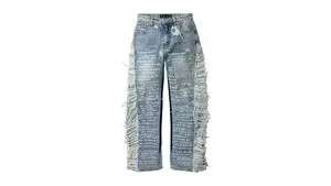 WHO DECIDES WAR Ultra Flare Scripture Denim - Multicolor