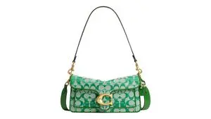 COACH X Brain Dead Soft Tabby Shoulder Bag 26 In Signature Jacquard - Green